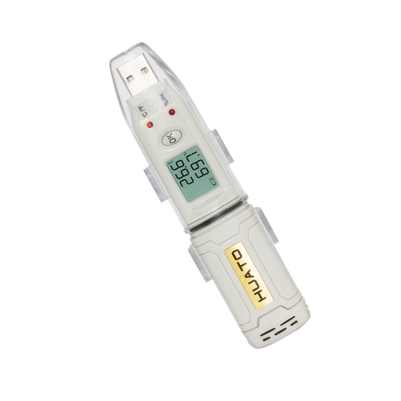 Battery Powered Usb Data Logger Temperature Humidity For Industrial