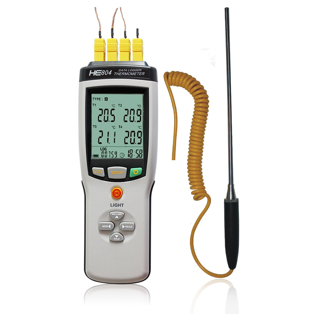 Digital 4 Channel Thermocouple Data Logger Multi Channel For Industrial