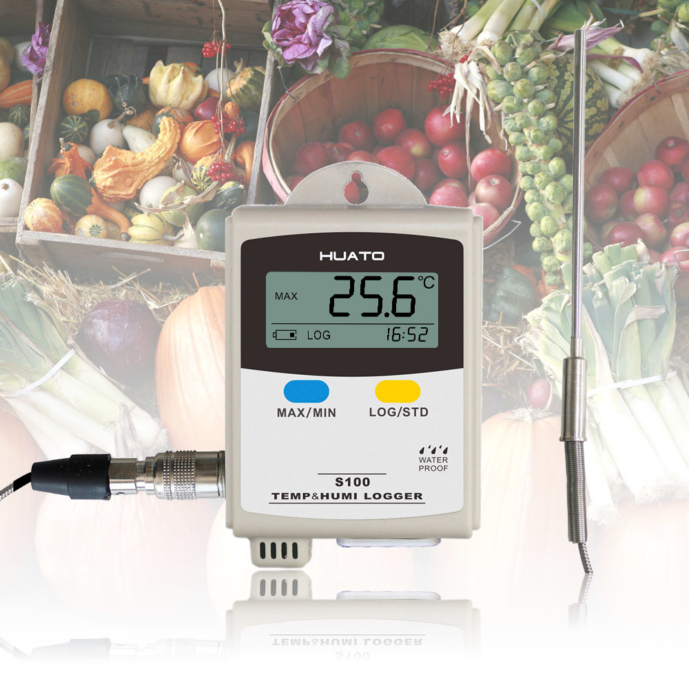 External PT100 Sensor High Low Temperature Data Logger With Analyzed Software