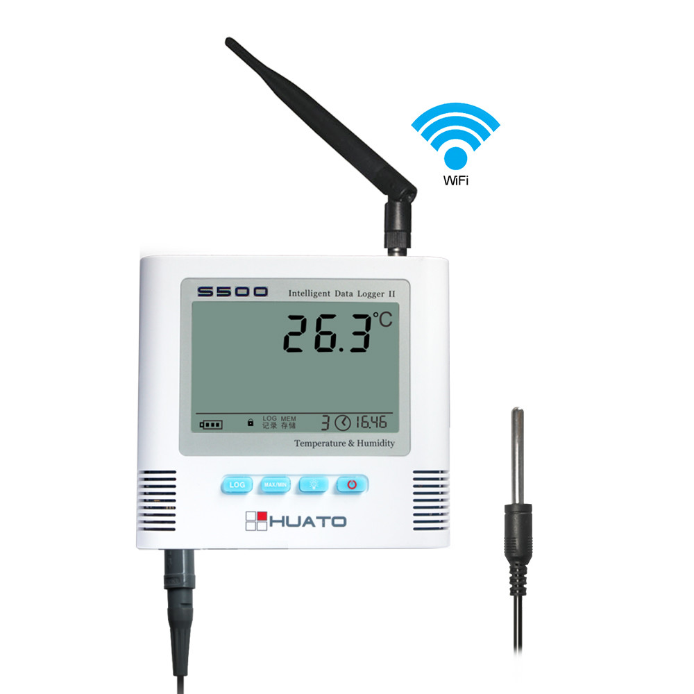 Multi Purpose WIFI Data Logger Temperature Data Logger With Display ...