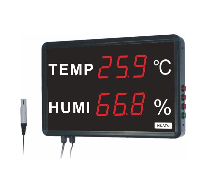 30 Meters Digital Thermometer Hygrometer External Probe For Warehouse