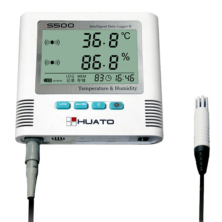 LED Screen Temperature Humidity Data Logger , Smart Temperature ...