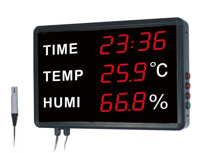 Time temperature humidity Simultaneously Digital Thermometer And ...