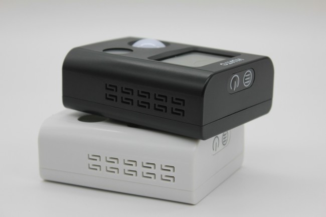 HUATO S635 UV Data Logger Uv Temperature Sensor Touch Keys Battery Powered